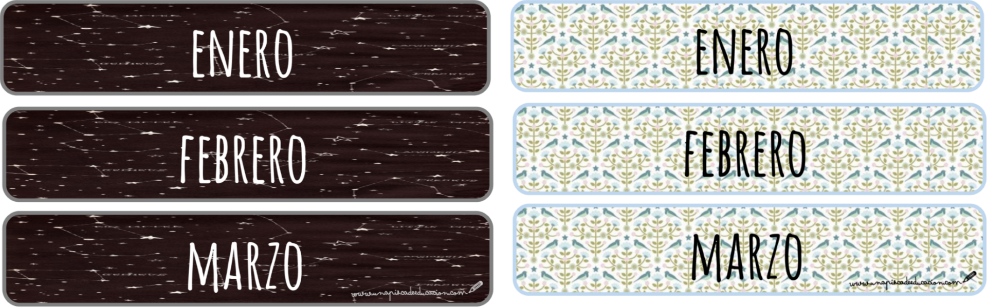 Cartel de los cumpleaños de clase - Una Pizca de Educación | Familia ...