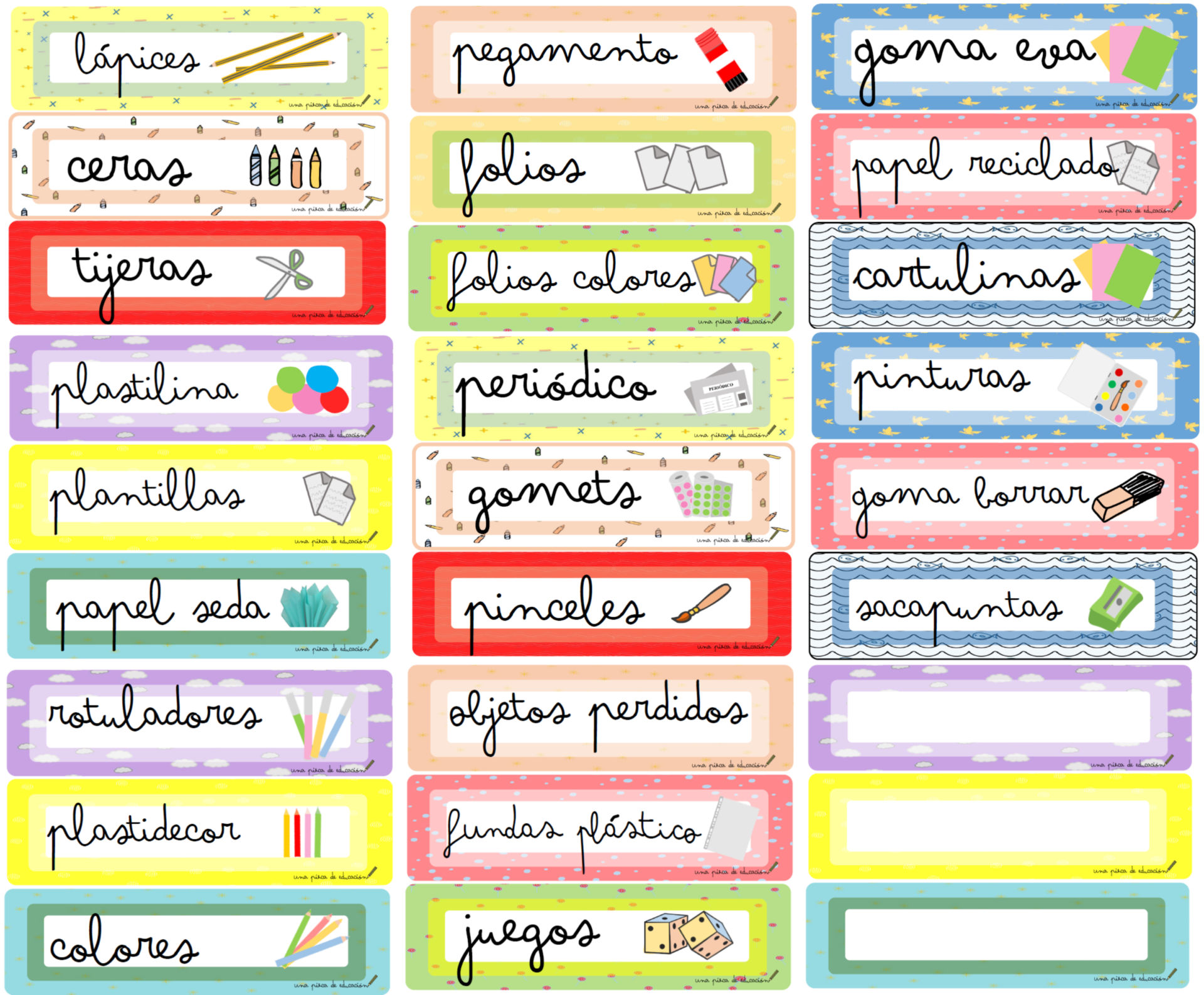 Carteles para el aula - Una Pizca de Educación | Familia · Maestros · Niños