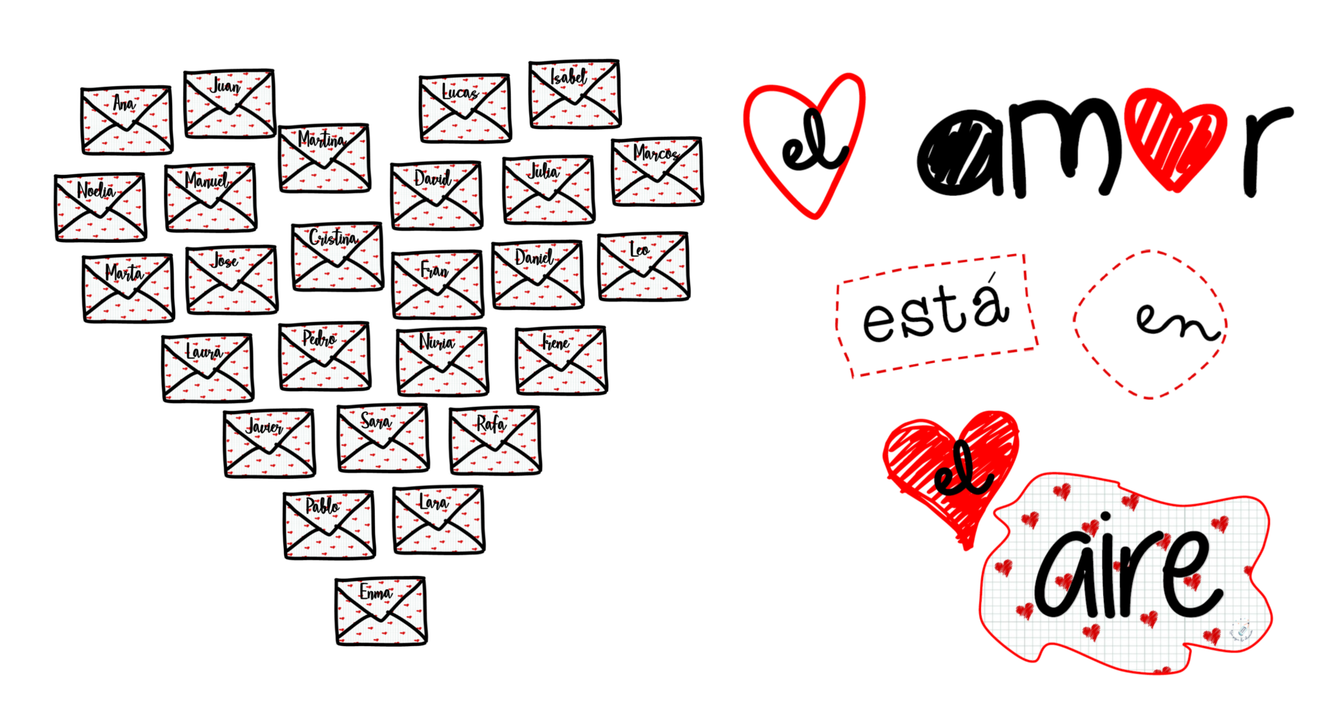 San Valentín:"El amor está en el aire" - Una Pizca de Educación ...