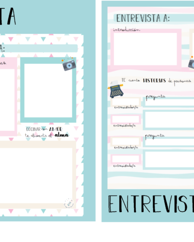 KIT plantillas de escritura - Una Pizca de Educación | Familia ...