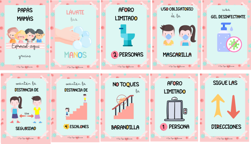 Carteles para el Covid - Una Pizca de Educación | Familia · Maestros ...