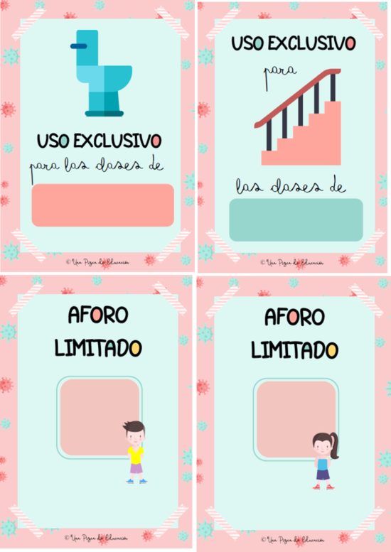 Carteles para el Covid - Una Pizca de Educación | Familia · Maestros ...