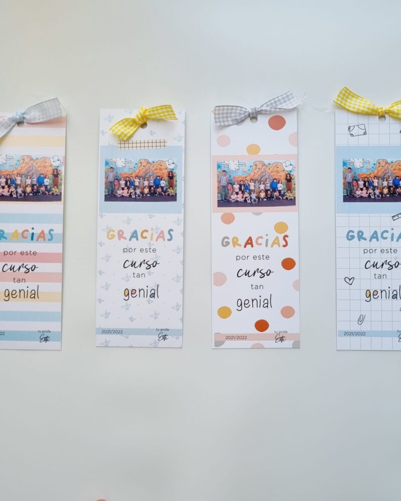 MARCAPÁGINAS DESCARGABLE "Gracias por este curso tan genial" - Una ...