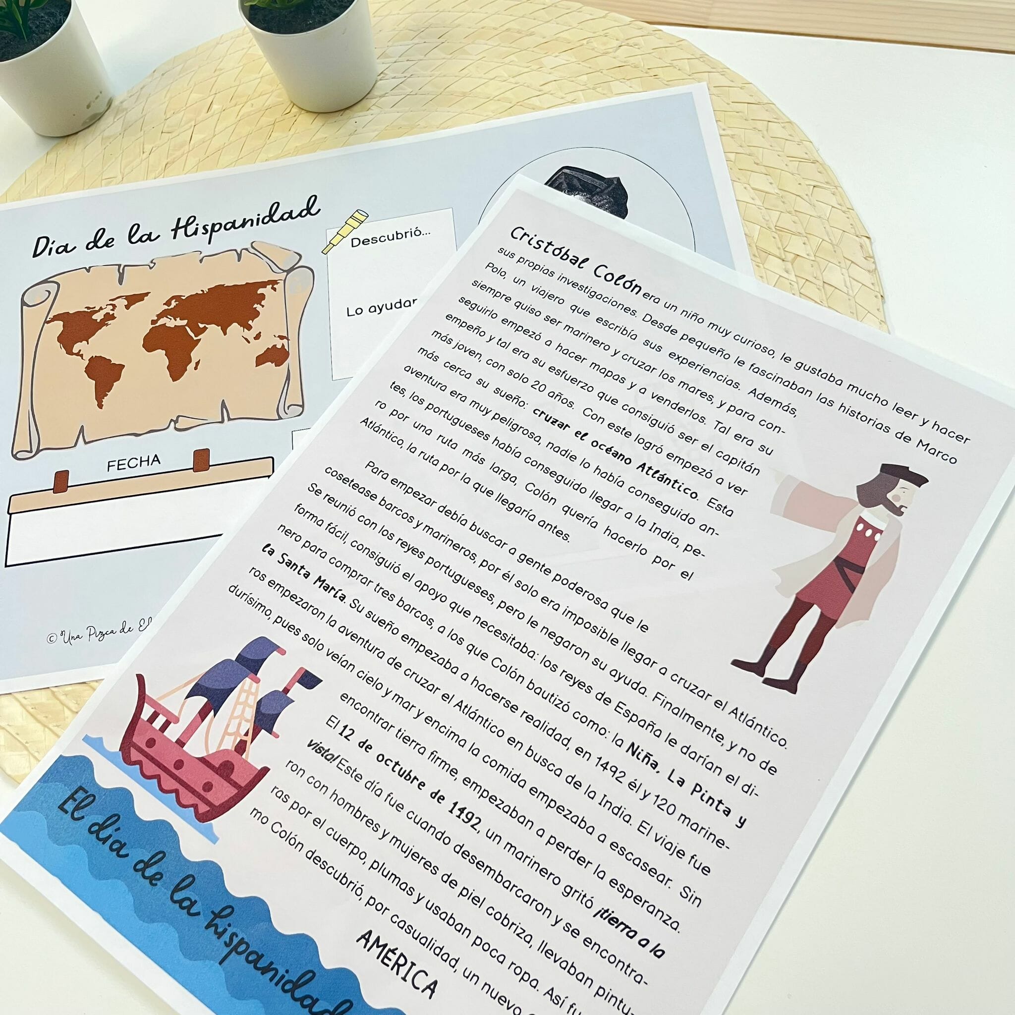 HISTORIA CRISTOBAL COLON - Una Pizca de Educación | Familia · Maestros ...