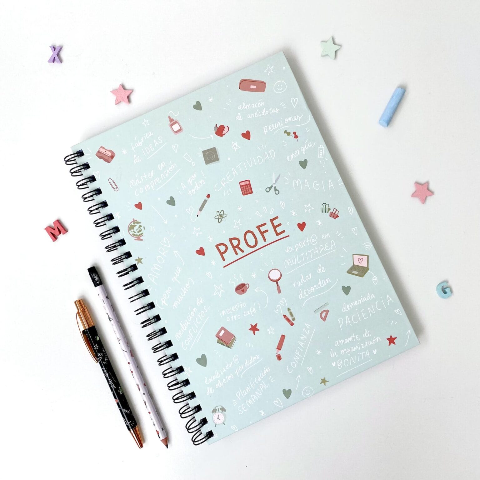 Libreta PROFE (turquesa en A4) - Una Pizca de Educación | Familia ...